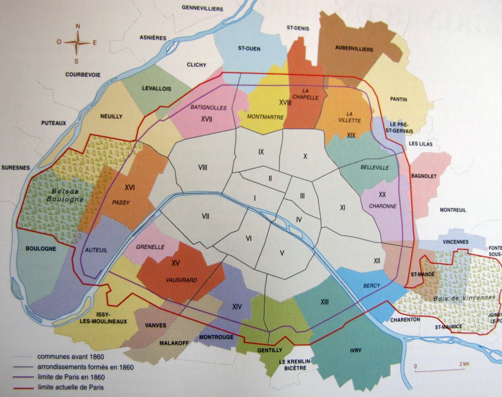 Quartiers et arrondissements | Paris ci, Paris là